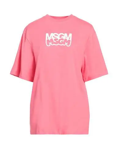 MSGM Printed Cotton T-shirt