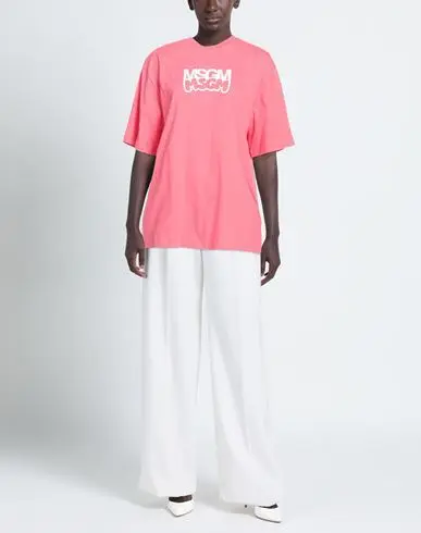 MSGM Printed Cotton T-shirt