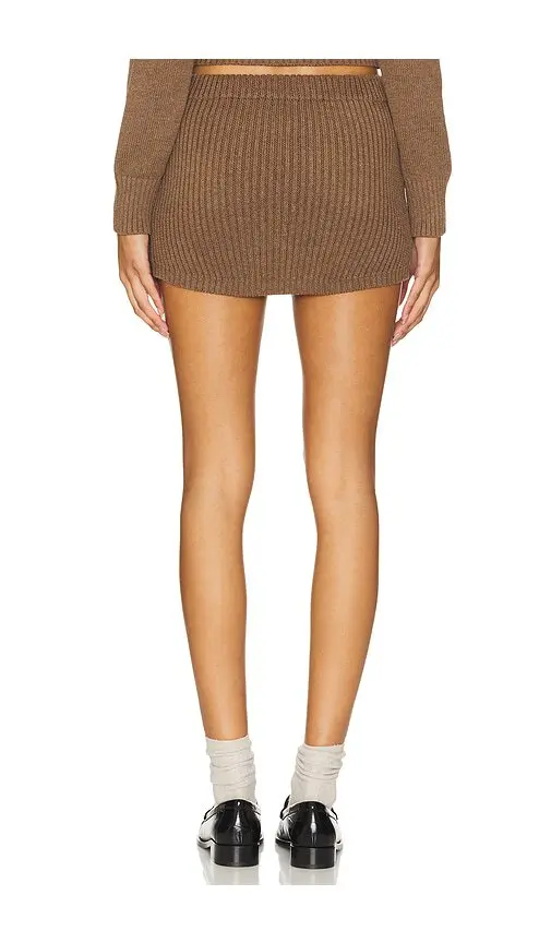 Frankies Bikinis Ashton Cotton Knit Skort