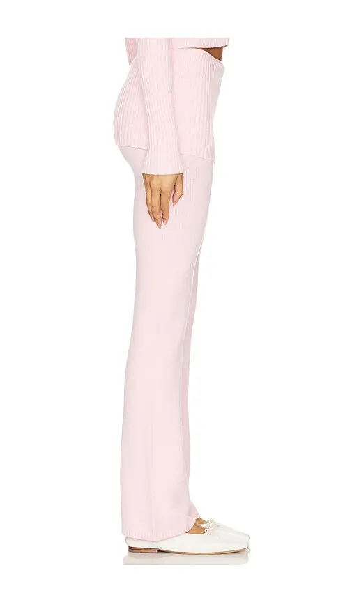 Frankies Bikinis Aimee Cloud Knit Pant - Cozy Pink