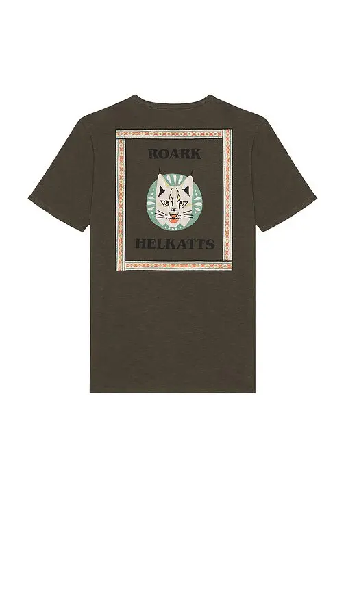 ROARK Helkatts Organic Tee In Army