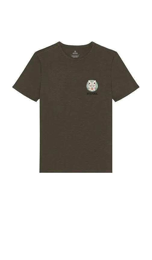 ROARK Helkatts Organic Tee In Army