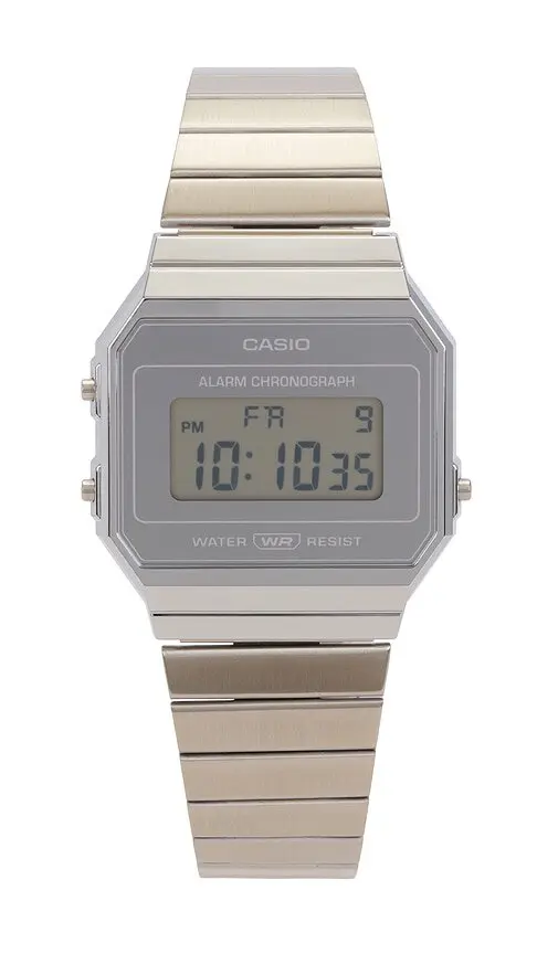 Casio A700 Series Digital Watch - Silver