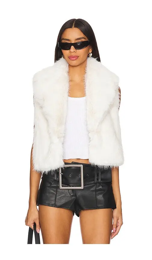 Sam. Vanessa Faux Fur Vest