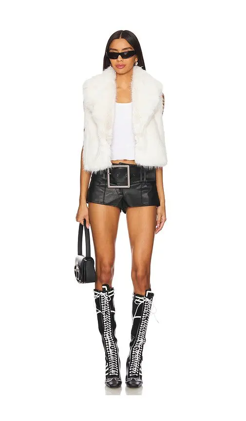 Sam. Vanessa Faux Fur Vest