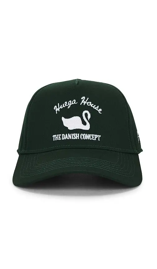 HUEGA HOUSE Vintage Swan Cap - Green Forest