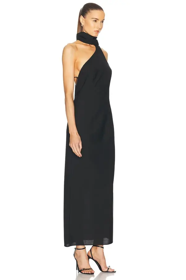 RÓHE Open Back Scarf Dress