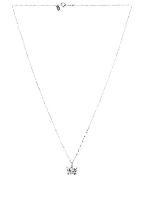 Needles Butterfly Pendant Necklace - Papillon