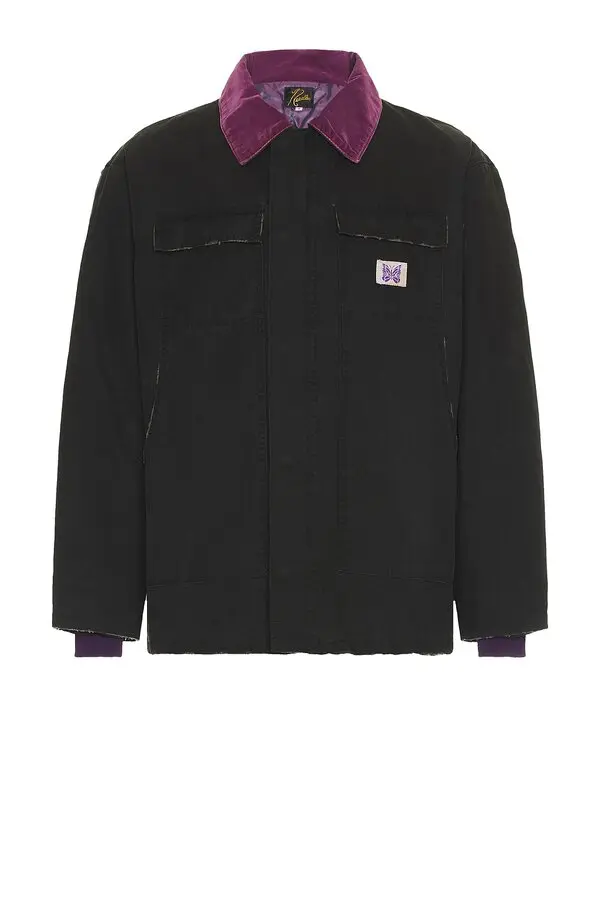 Needles Lumberjack Coat In Black - 50% Off | Editorialist