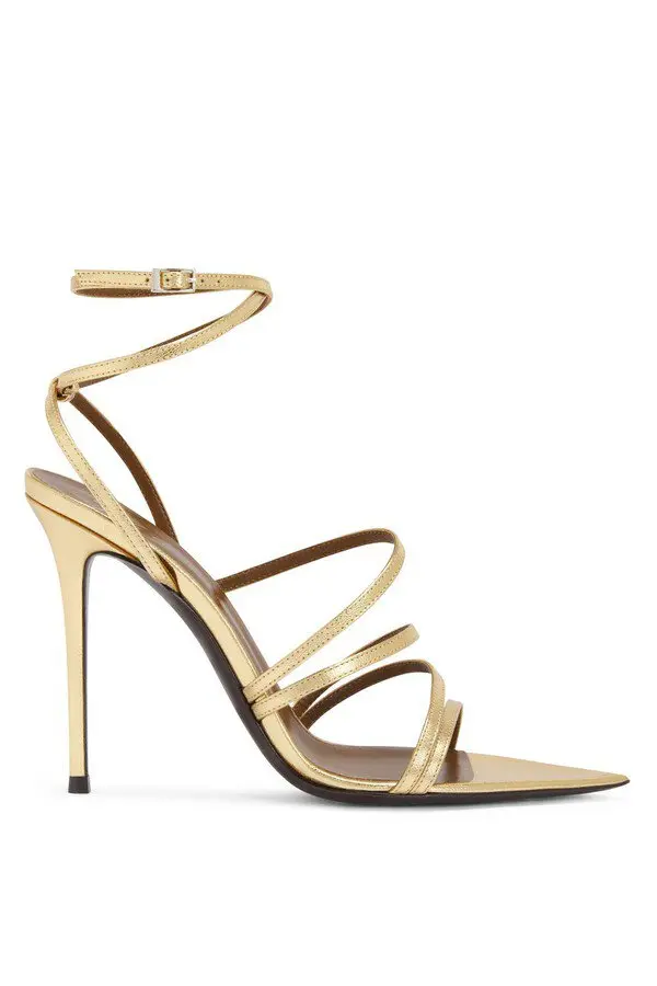 GIUSEPPE ZANOTTI Intriigo Claire 105 Sandals - Gold
