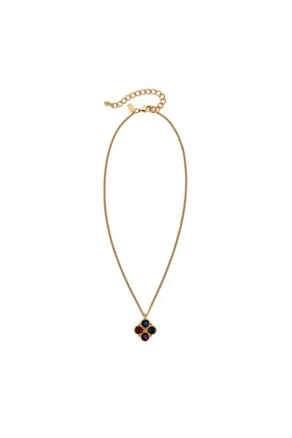 KENNETH JAY LANE Multi-stone Necklace - Gold