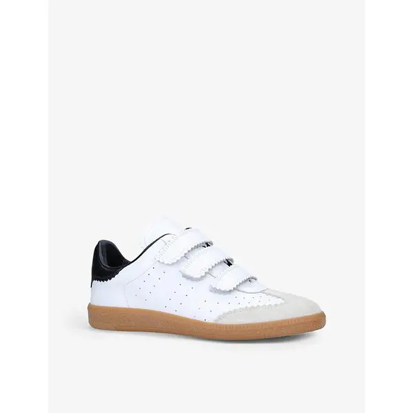 Isabel Marant Beth Leather Low-top Trainers - White/oth
