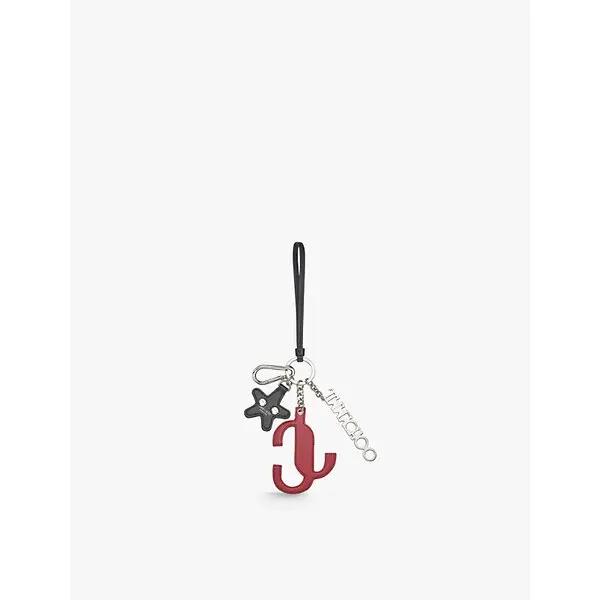 JIMMY CHOO Jc Multi Charm Metal Bag Charm - Red/candy Pink/black