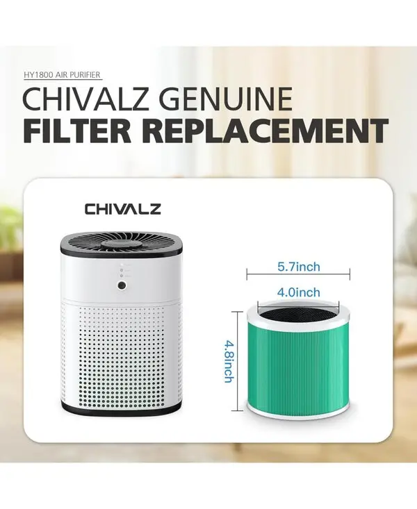 HEATDAZ Chivalz Air Purifier Replacement Filter 2 Pack