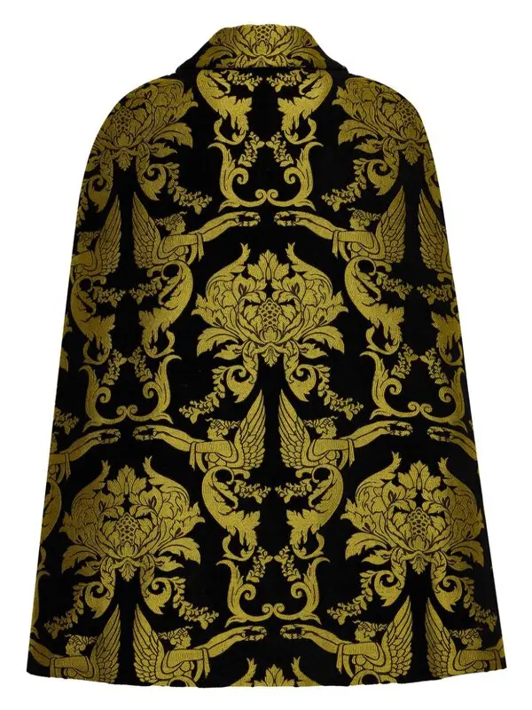 La DoubleJ Milano Mini Cape Coat - Black