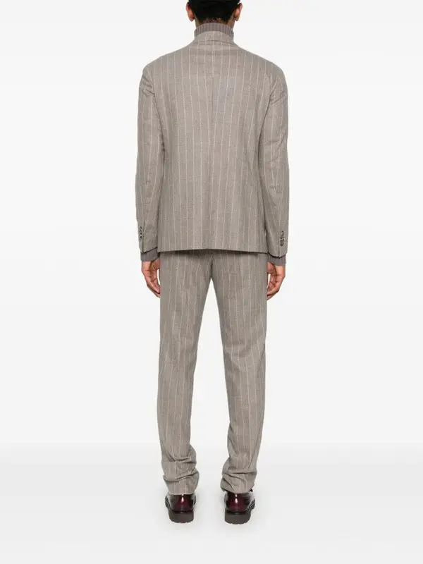 Tagliatore Pinstriped Suit - Grey