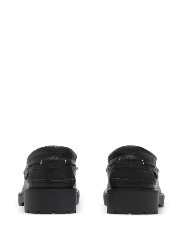Burberry Raft Boat Shoes - Black