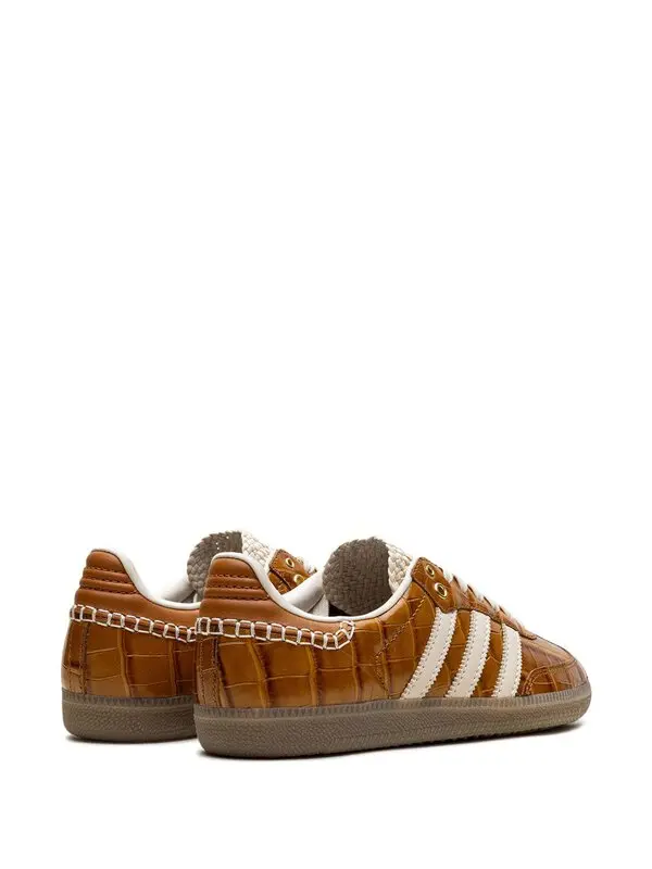Adidas X Wales Bonner Samba Og Croc Sneakers - Brown