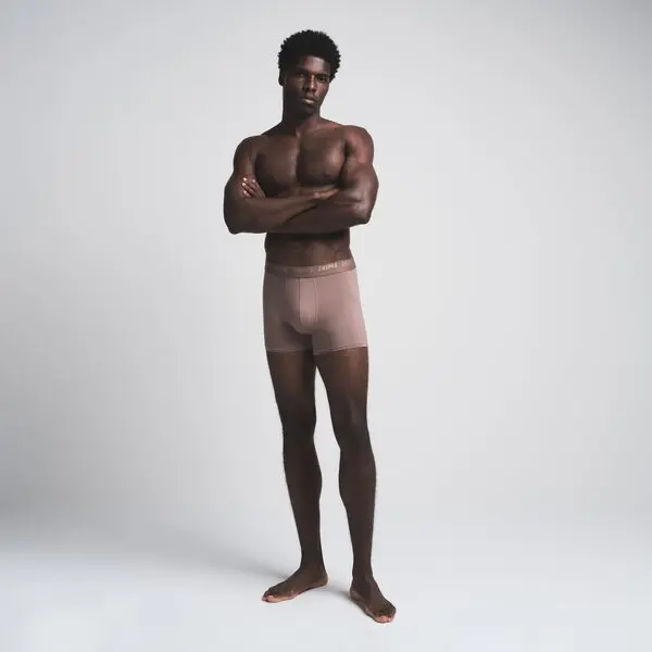 SKIMS 3" Boxer Brief 5 Pack | Black | | Stretch - Cocoa Multi