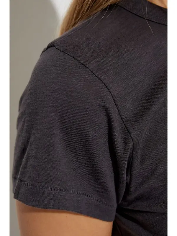 Rag & Bone Slub Crew-neck T-shirt - Grey