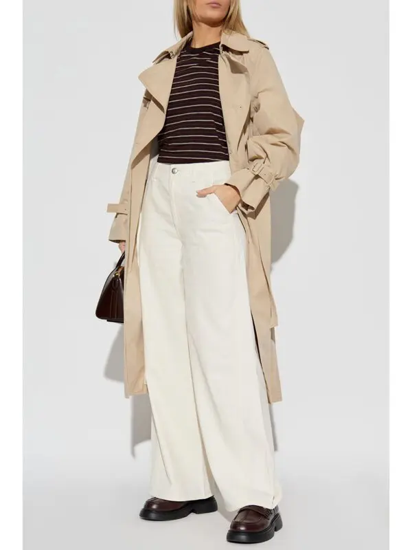Rag & Bone Striped T-shirt - Brown