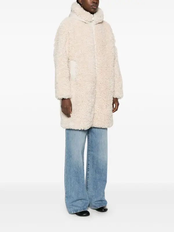 Save The Duck Angelica Coat In White - 25% Off | Editorialist