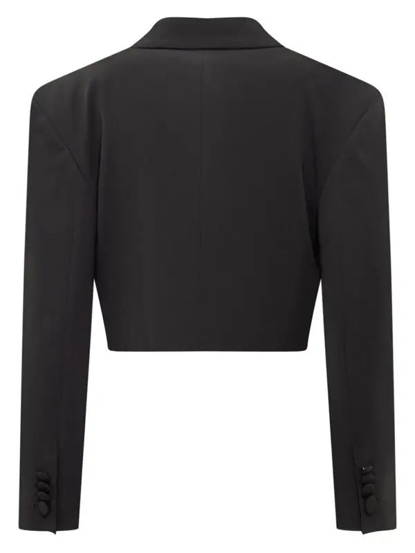 Giuseppe Di Morabito Cropped Blazer - Black