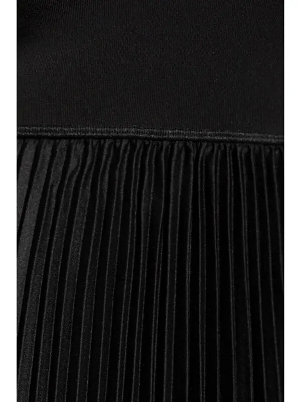 Theory Pleated Midi Dress - Black