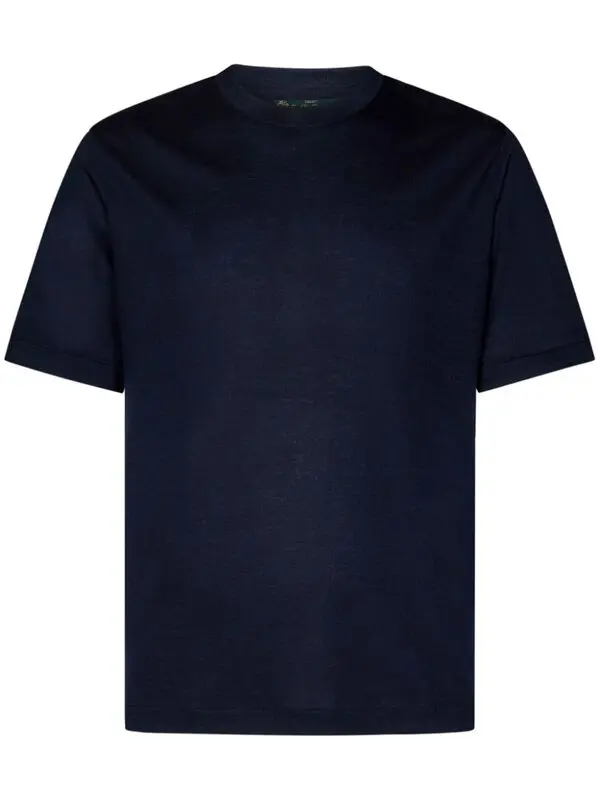 FRANZESE COLLECTION Alain Delon Cashmere T-shirt - Blue
