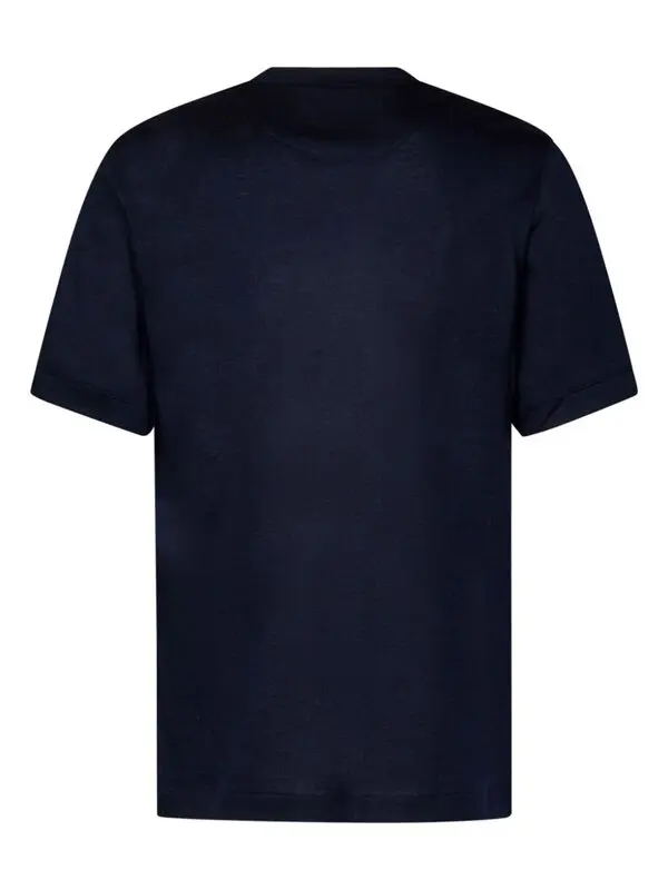 FRANZESE COLLECTION Alain Delon Cashmere T-shirt - Blue