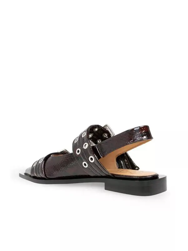 GANNI Buckle Ballet Flats