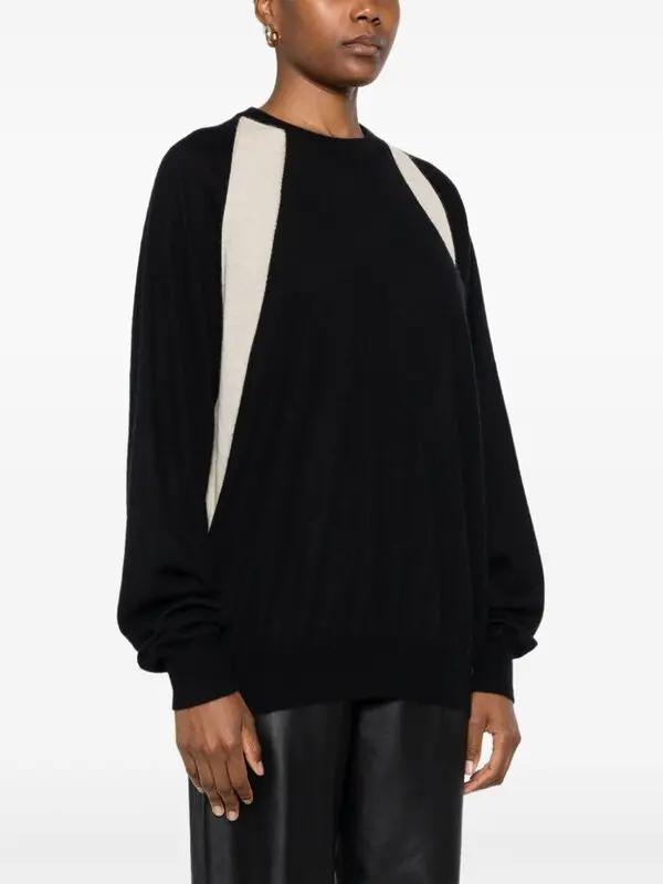 Frenckenberger Colour-block Cashmere Sweater