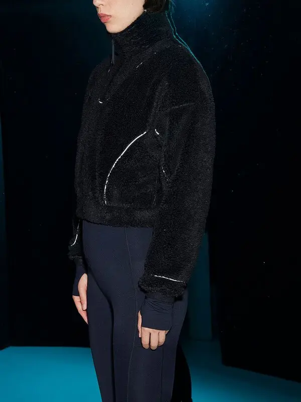 Aztech Mountain Bryce Shearling Jacket - Black