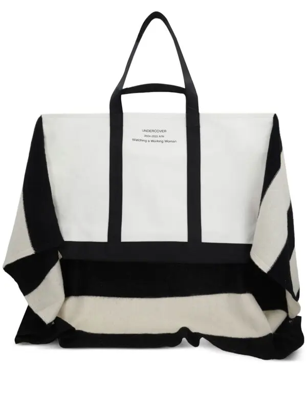 Undercover Striped Tote Bag