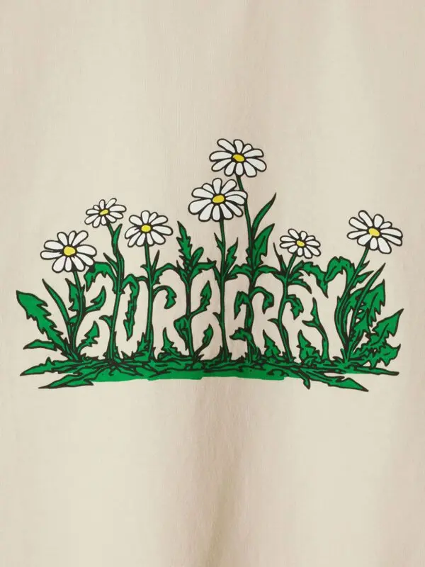 Burberry Daisy Logo Cotton T-shirt