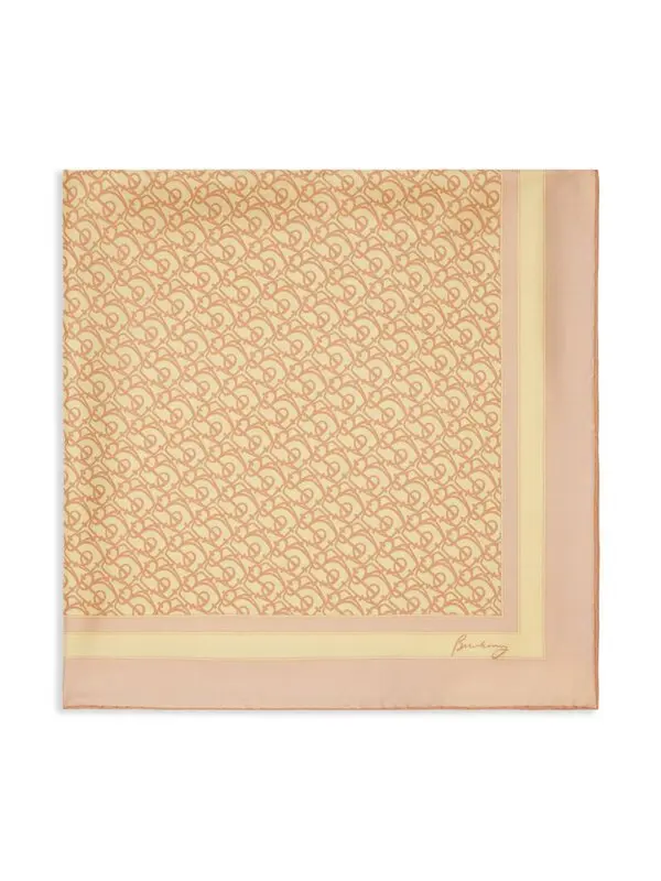 Burberry B Charm Silk Scarf
