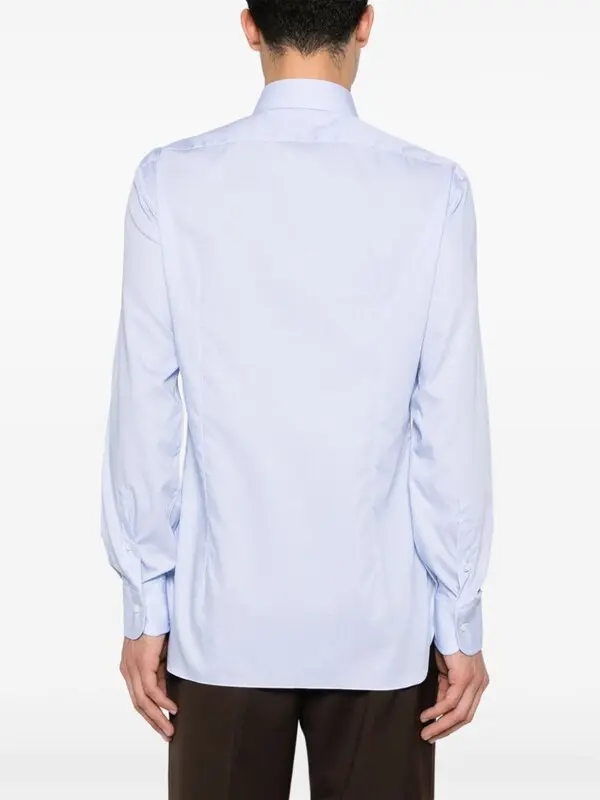 BARBA NAPOLI Striped Shirt - Blue