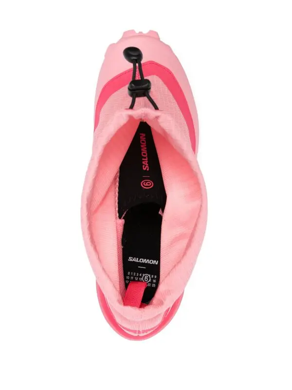 MM6 MAISON MARGIELA X SALOMON Cross Drawstring Sneakers - Pink