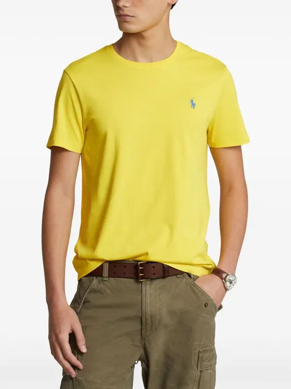 Polo Ralph Lauren Polo Pony Cotton T-shirt - Yellow