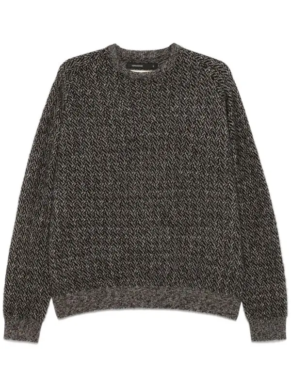 Frenckenberger Herringbone-pattern Sweater