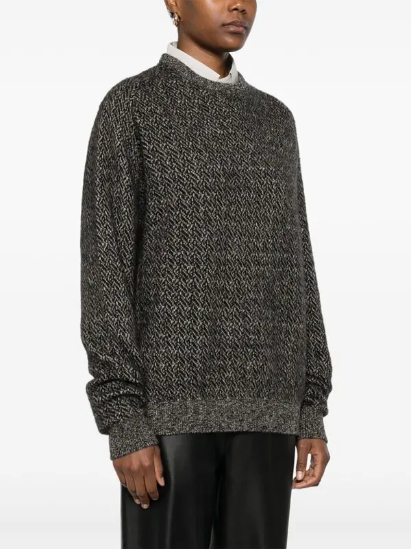 Frenckenberger Herringbone-pattern Sweater