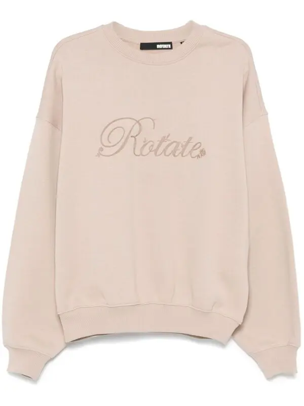 ROTATE BY BIRGER CHRISTENSEN Logo-embroidered Sweatshirt