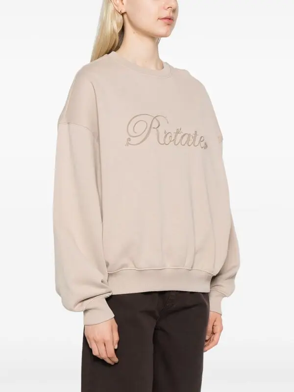 ROTATE BY BIRGER CHRISTENSEN Logo-embroidered Sweatshirt