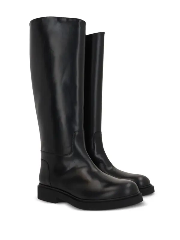 Legres Leather Knee Boots