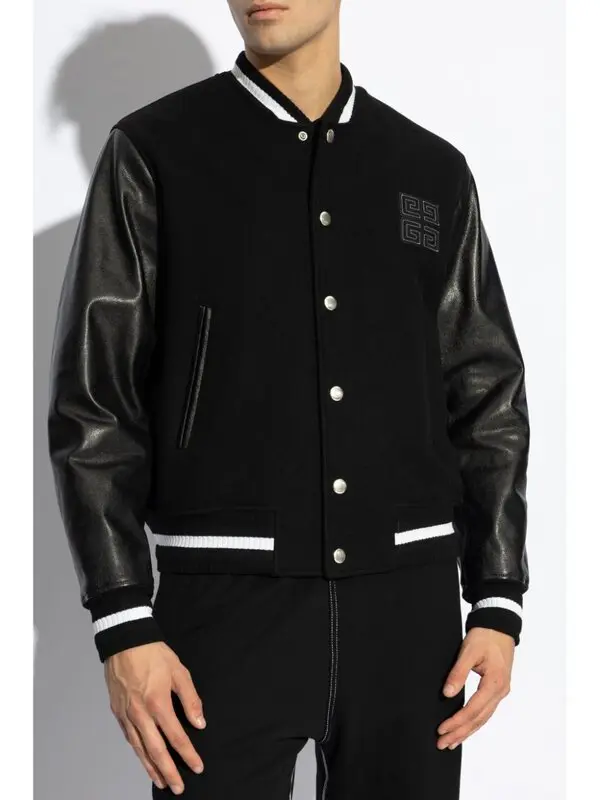 Givenchy 4g Motif Leather Jacket