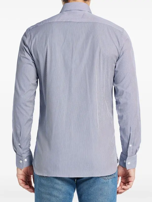 Lacoste Striped Poplin Shirt