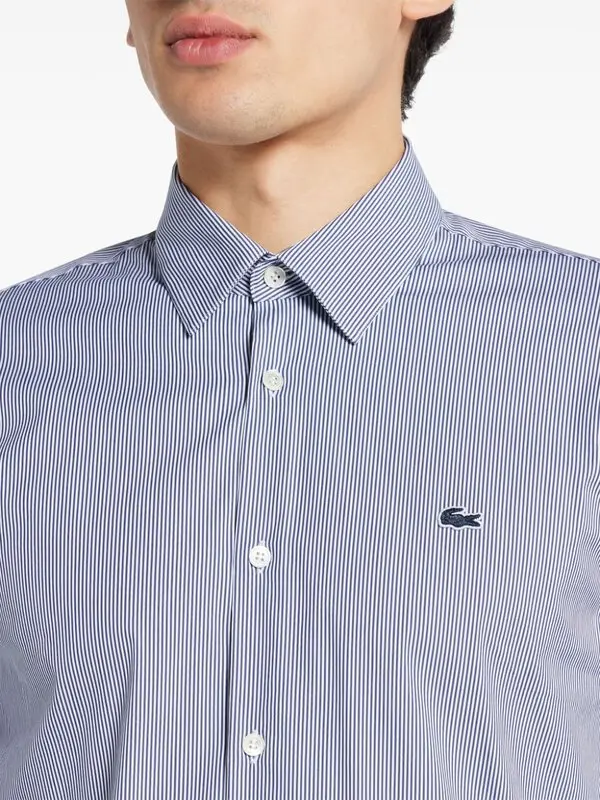 Lacoste Striped Poplin Shirt