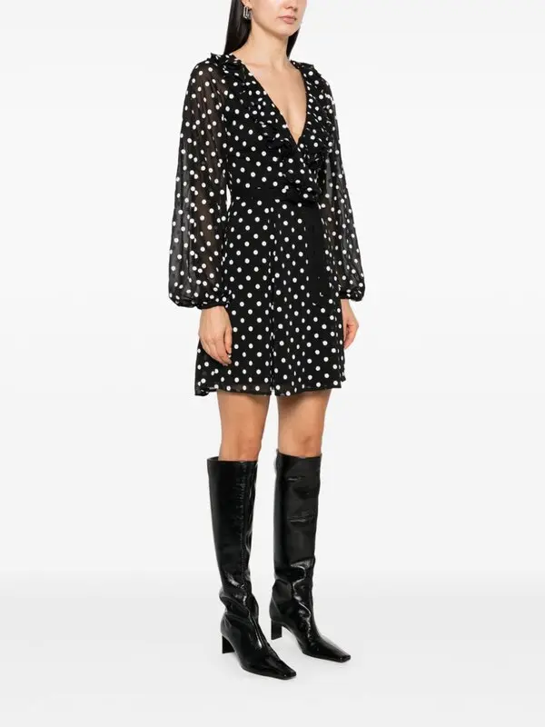 ROTATE BY BIRGER CHRISTENSEN Ruffle-detail Mini Dress