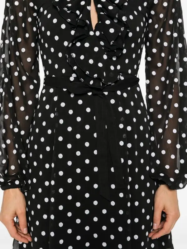 ROTATE BY BIRGER CHRISTENSEN Ruffle-detail Mini Dress