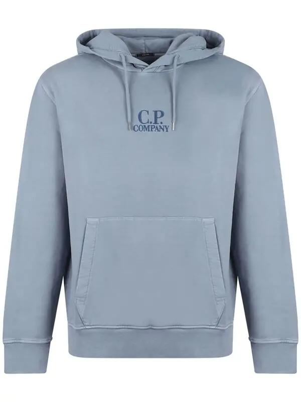 C.P. COMPANY Logo-embroidered Hoodie